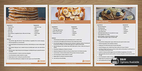 Pancake Day Recipe Word Cards