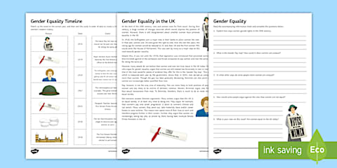 RSHP Gender Stereotypes and Equality PowerPoint