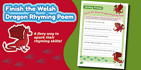 Writing Prompt: Stretch the Welsh Dragon Sentence