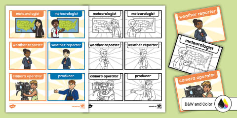 Weather Station Dramatic Play Labels
