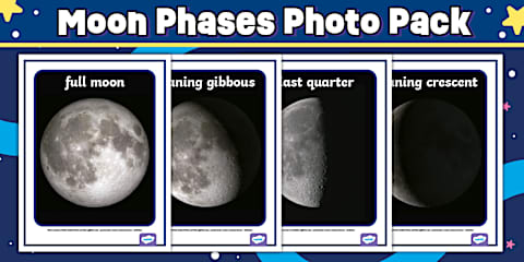 Second Grade All About the Moon Phases PowerPoint & Google Slides
