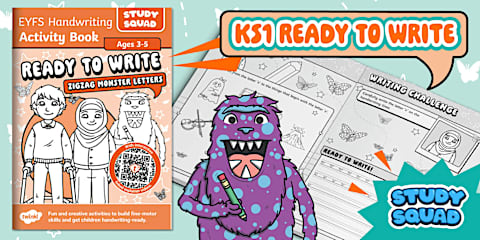 KS1 Ladder Letter Family Handwriting Workbook