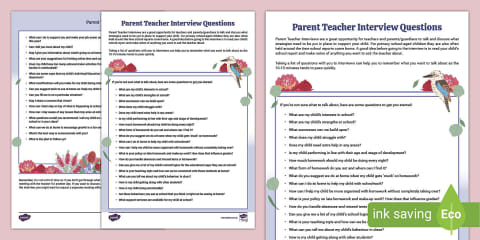 Parents' Evening Learner Report Sheet