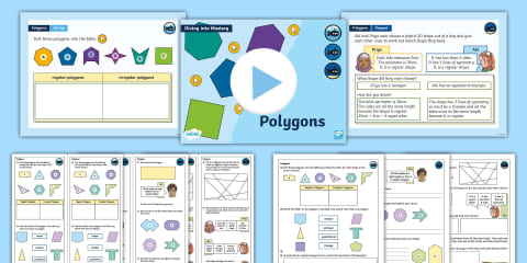 Polygons Maths Activity Sheets