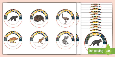 Australian Animals Birthday Chart