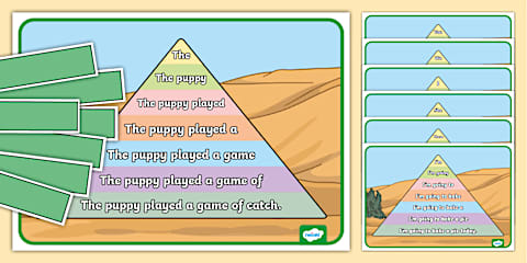 Grade 1 Phonics: Fluency pyramids (CVC Words)