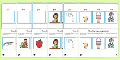 3-Step Picture Sequencing Cards