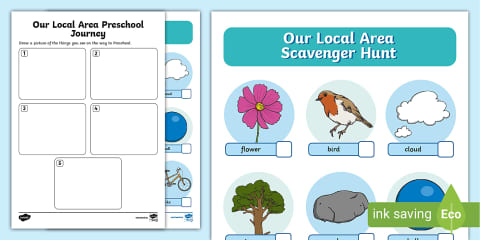 Exploring Nature Senses Scavenger Hunt Gaeilge