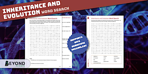AQA Biology: Evolution Word Search