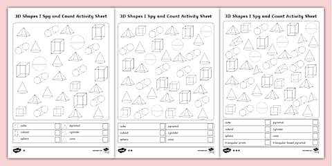 Pyramid Shape Worksheet