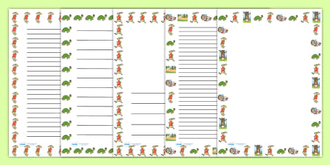 The Tortoise and the Hare Writing Activity