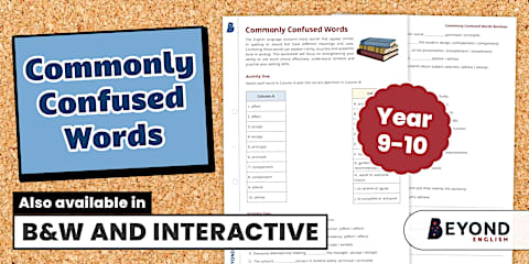 Commonly Confused Words: There, Their, They're - Activities