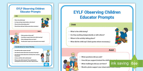 EYLF Observation Templates Pack