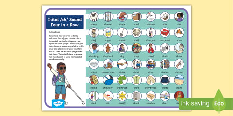 Initial /sh/ Sound Board Game