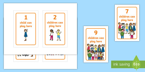 How Many Children Can Learn Here? Display Posters
