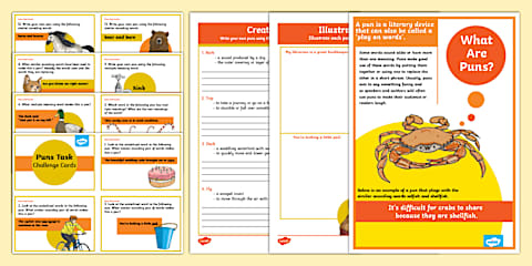 Puns Task Cards