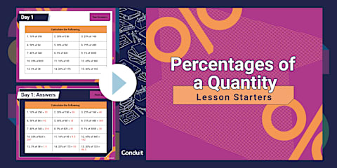 Calculating Percentage Discounts