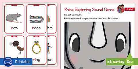 Grade R Phonics - Printable Game - k Sound (CAPS Aligned)