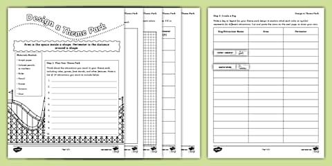 Plan a Trip Math Worksheet for 3rd-5th Grade