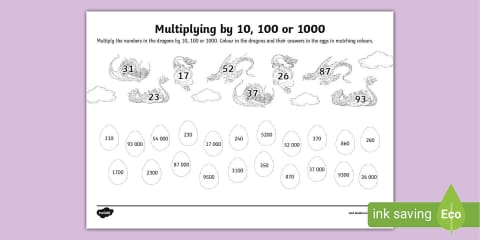 Multiplying and Dividing Decimals by 10, 100, and 1000 Differentiated ...