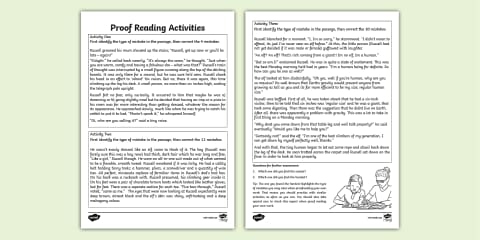 Eleven Tall Ships Proofreading Activity