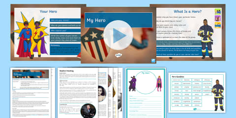 My Hero - Writing Frame