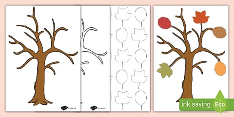 Printable Tree Branch Template | Primary Resource | Twinkl