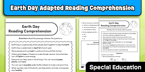 Mother's Day Adapted Craft for Special Education