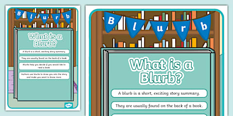 Book Blurb Worksheet