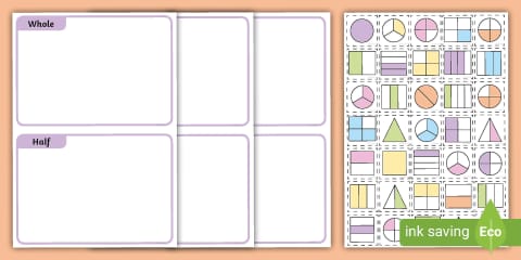 Fraction Clip Cards