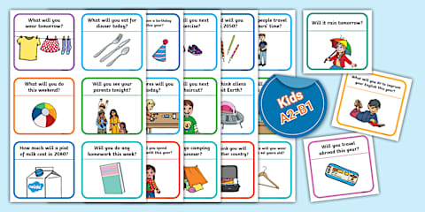 ESL Simple Future Lesson [Kids, A2]