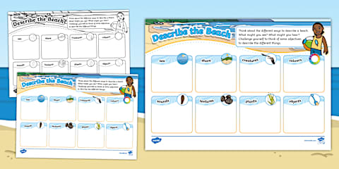 Beach Senses Mind Map