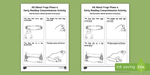Phase 2 and 3 Phonics Frog Blending Game