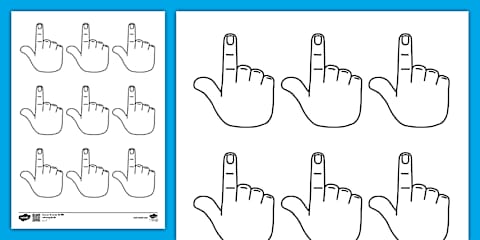 Alien Writing Finger Spacers