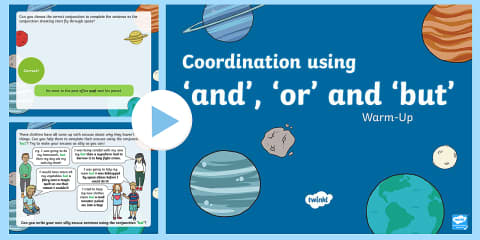 Sentence Matching Conjunction Game - 'And', 'So', 'But' Or 'Yet'