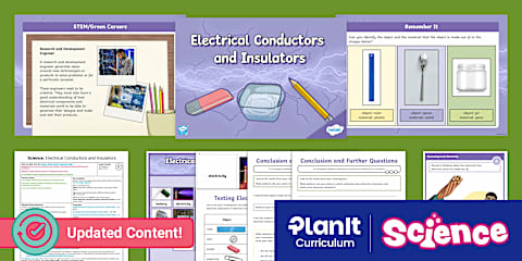 Electrical Insulators and Conductors Posters