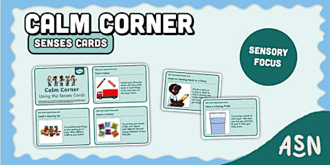 Calm Corner Self-Regulation Support Cards: Mindfulness Breathing