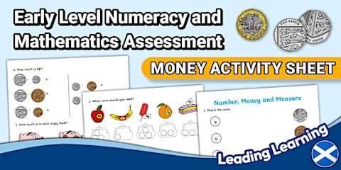 An Introduction to Learning About Money Activity Sheet
