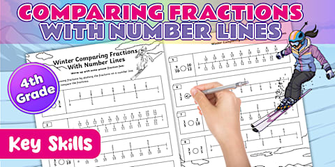Fourth Grade Rounding to the Nearest 1, 000 Winter Worksheet
