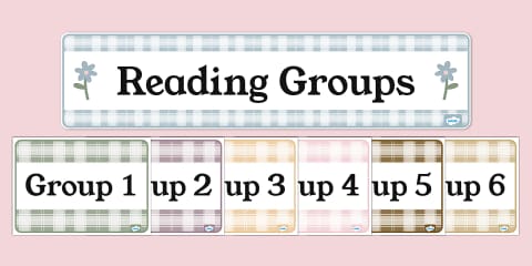 Editable Guided Reading Group Name Peg Labels