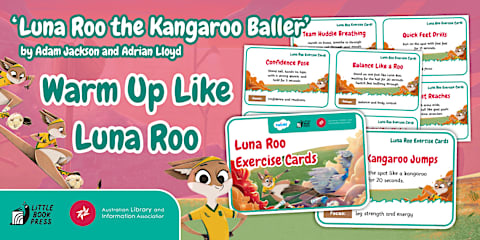 NSS 2026 Bookmarks for Luna Roo the Kangaroo Baller