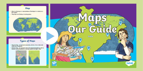 Different Types of Map PowerPoint