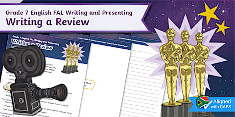 Grade 7 - English FAL - Transactional Writing - Instructions and Poster ...