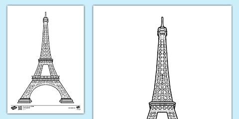 Bastille Day Colouring Bookmarks