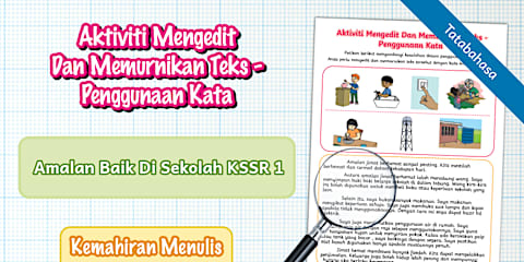 Aktiviti Membina Ayat Berdasarkan Gambar - Suku Kata KVK KVV