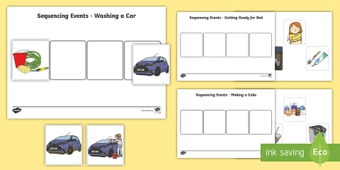 3-Step Picture Sequencing Cards