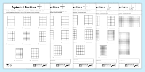 Fraction Colouring Worksheet | Maths Resource | Teacher-Made