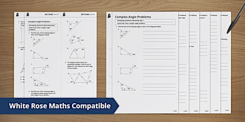 Finding Missing Angles in Parallel Lines Worksheet