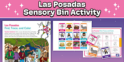 Prekindergarten Las Posadas Crafts and Activities Pack