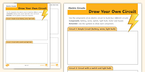 Grade 6: Energy and Change - Components of an Electric Circuit Fact File